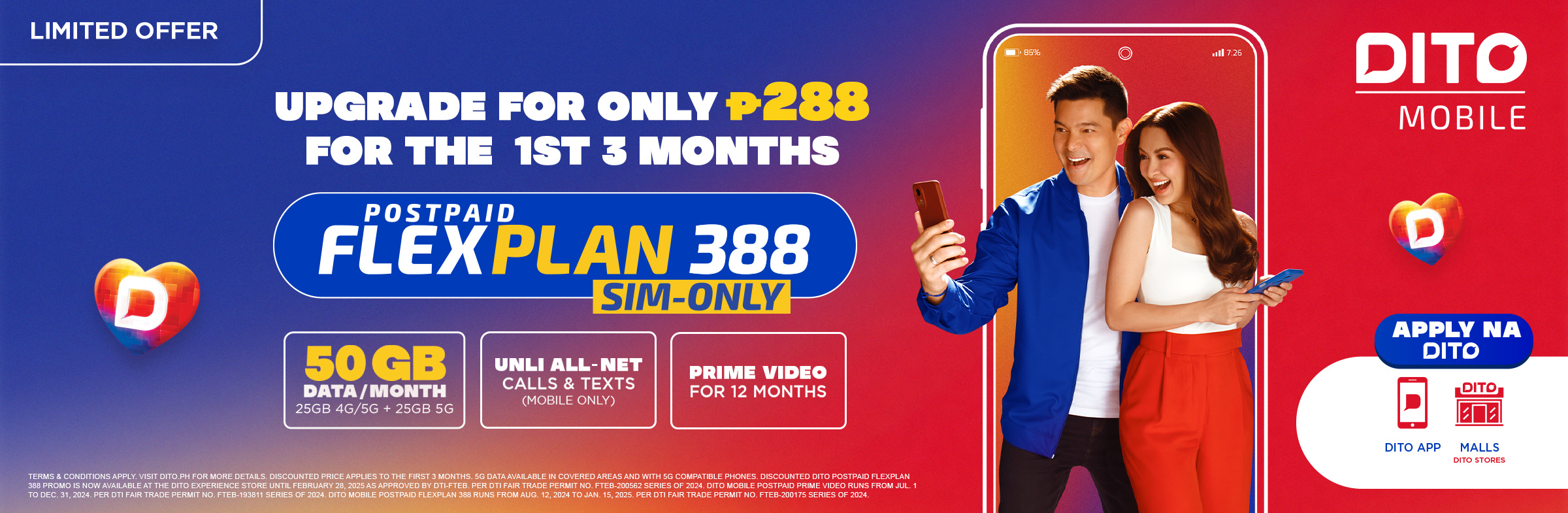 Get The Best Mobile Postpaid FlexPlans With DITO!